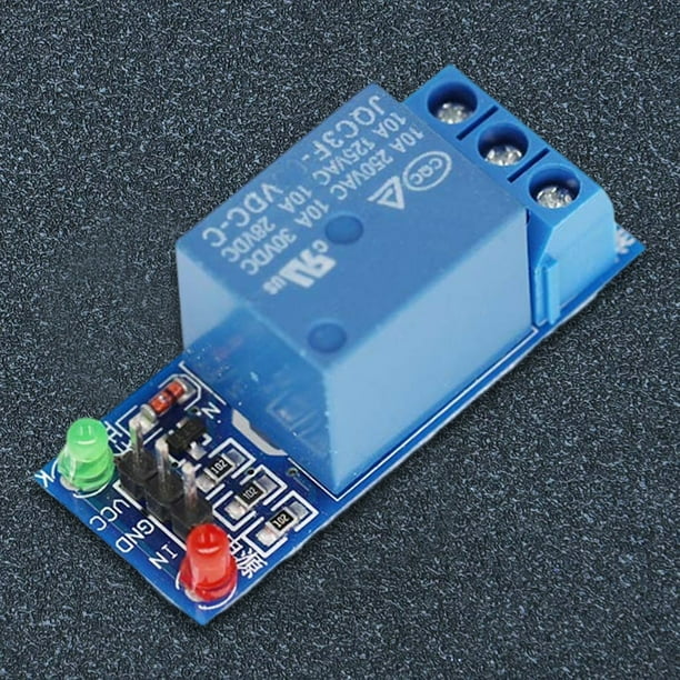 Módulo De Relé Módulo 1 Relé Indicador LED Placa de interfaz de relé ...