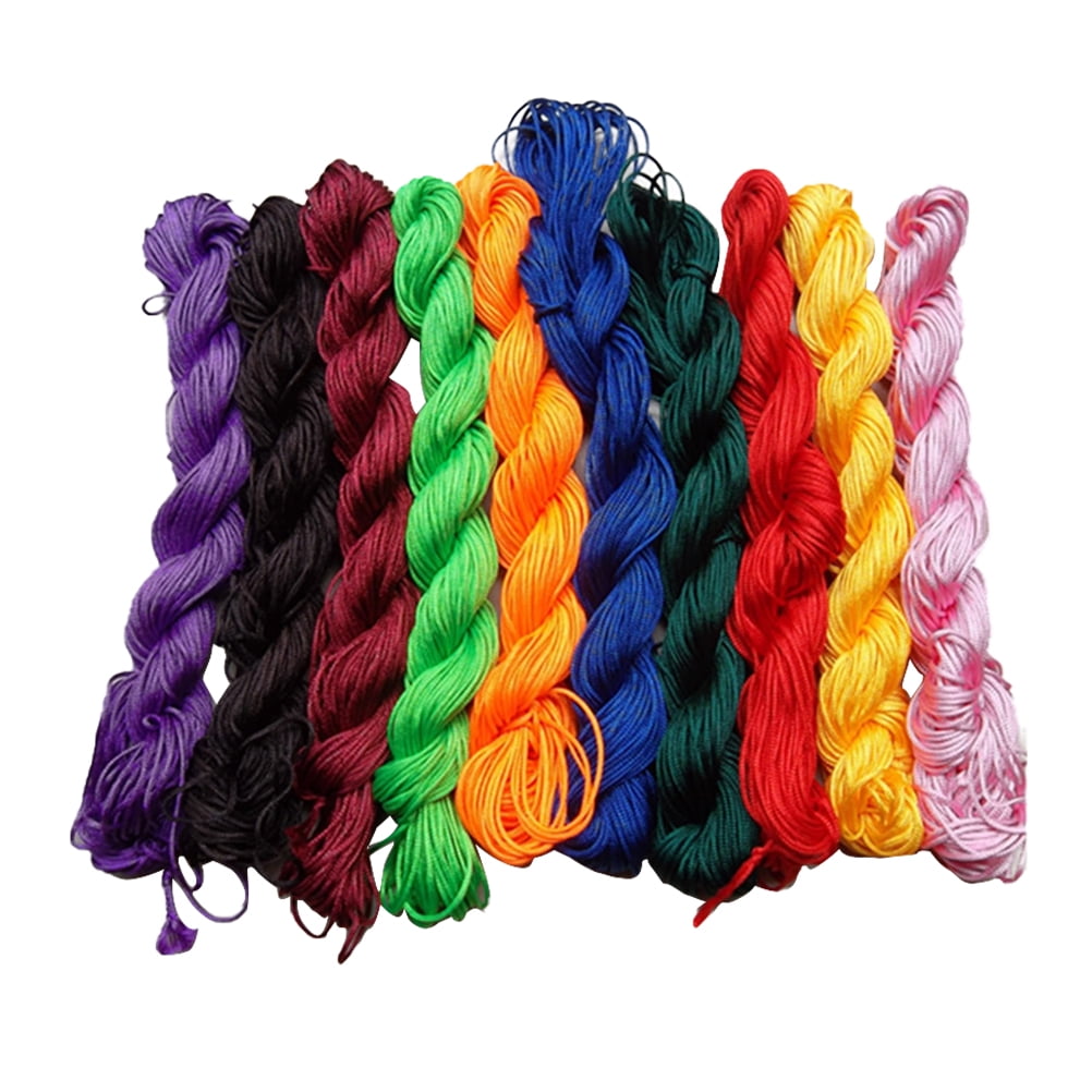 Etereauty Cords Cord String Rope Making Polyester Nylon Bracelet Satin ...