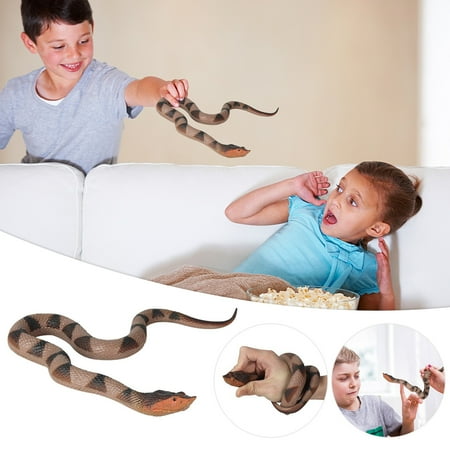 Toys & Games Realistic Fake Snakes Toy Rubber Snake Figure For ...