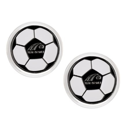 2x Alloy Football Soccer Referee Flip Coin Judge Toss Coin Pick Side w ...