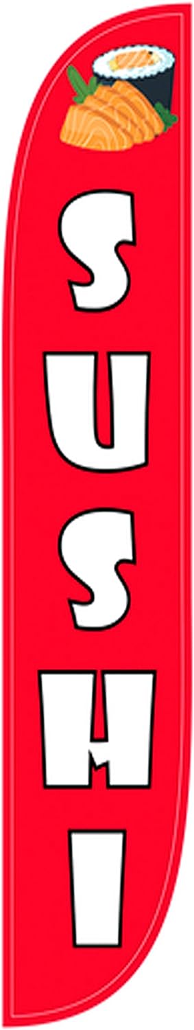 restaurant themed feather flag, 12-feet (hardware not included ...