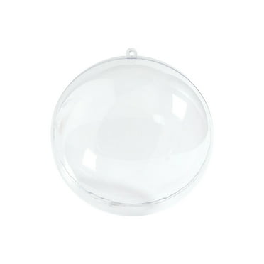 Christmas Clear Bubbles Transparent Ball Plastic Fillable Sphere ...