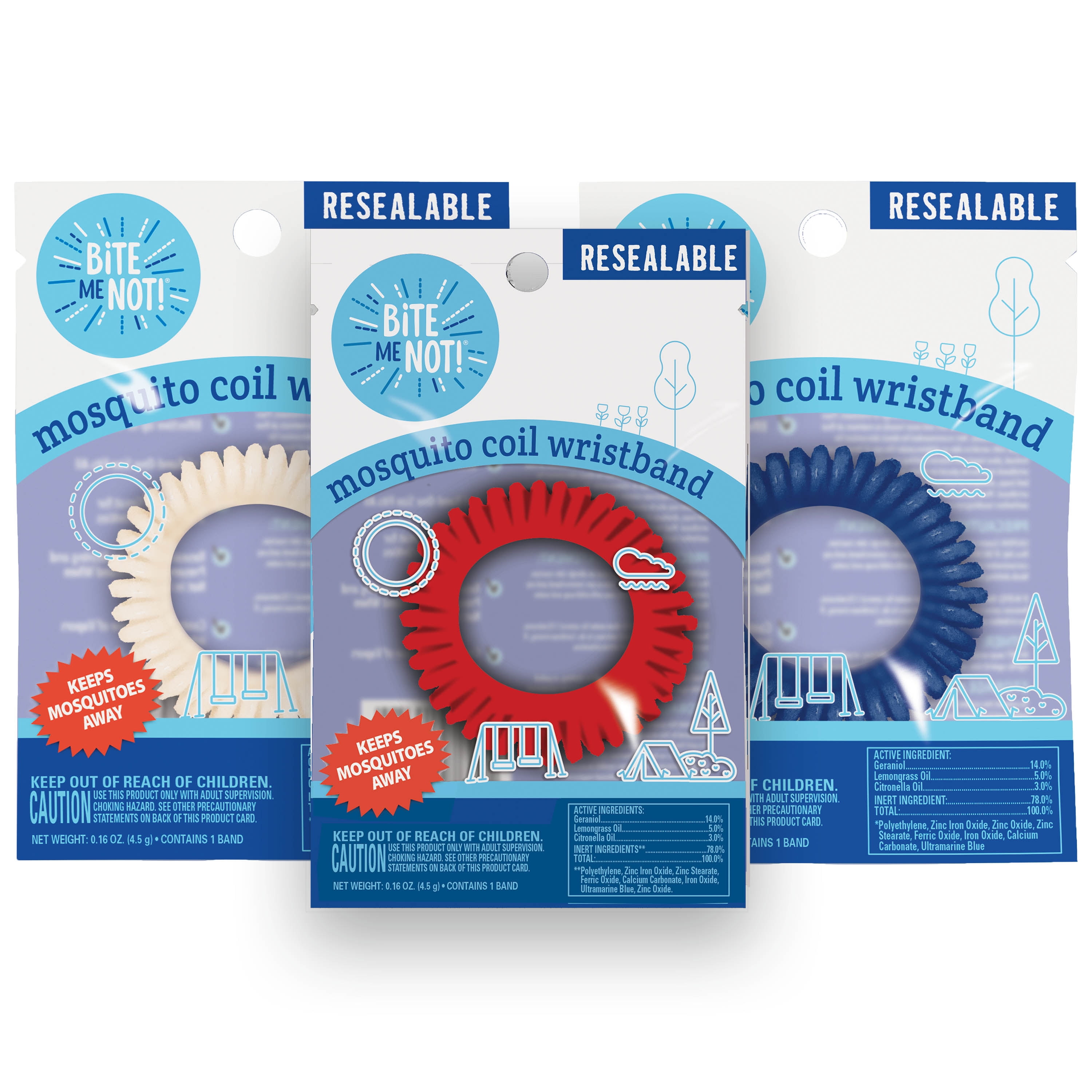 BiTE ME NOT! Insect Repellent Coil Wristband, One Size Fits All ...