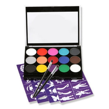 Body Painting Face Paint Kit, 15 Color Professional Palette Washable ...