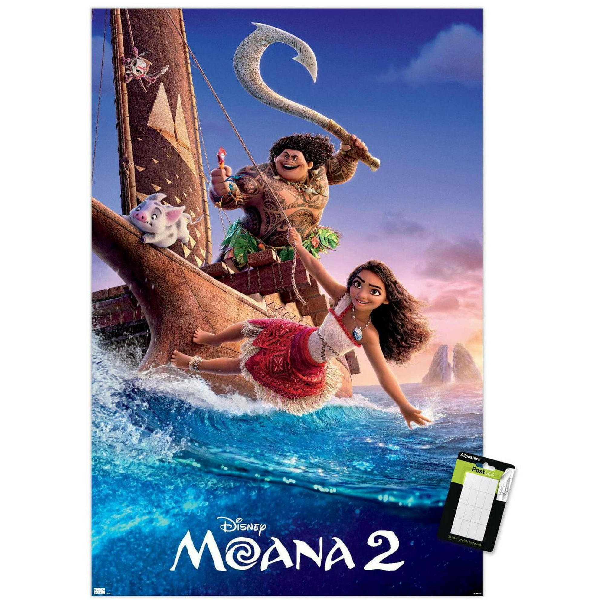 Click here for Trends International Disney Moana 2 - One Sheet Wa... prices