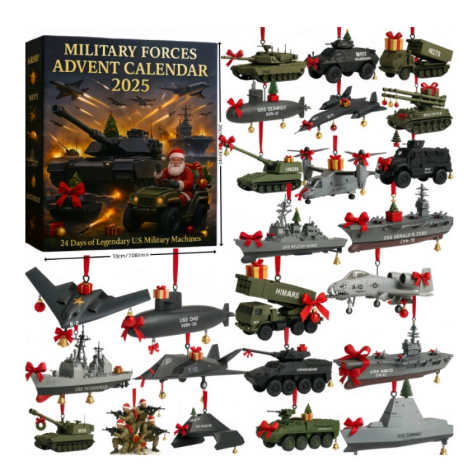 Click here for Qipopiq Legends Of The Armed Forces Advent Calenda... prices