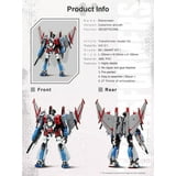 Transformers Bumblebee Starscream 3D Model Kit, Pre-Painted, Easy to ...