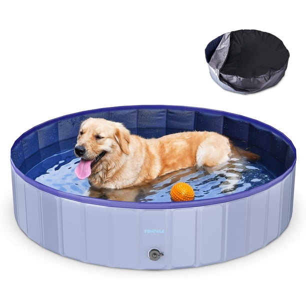 Funyole Foldable Dog Pool with Pool Cover - Walmart.ca