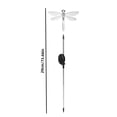 3PC Solar Garden Stake Lights Hummingbird Butterfly and Dragonfly Multi ...