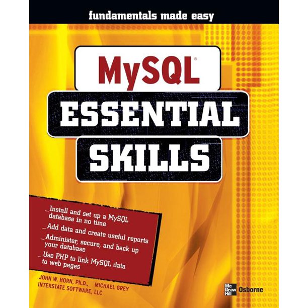Essential Skills (McGraw Hill): MySQL Essential Skills (Paperback ...