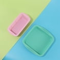 2Pcs/Set Silicone Cake Mold Baking Accessories Rectangular Square Bread ...