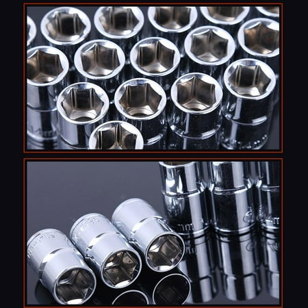 Multifunctional 18& Short 1/2'' Drive Socket Metric Winding Vanadium ...