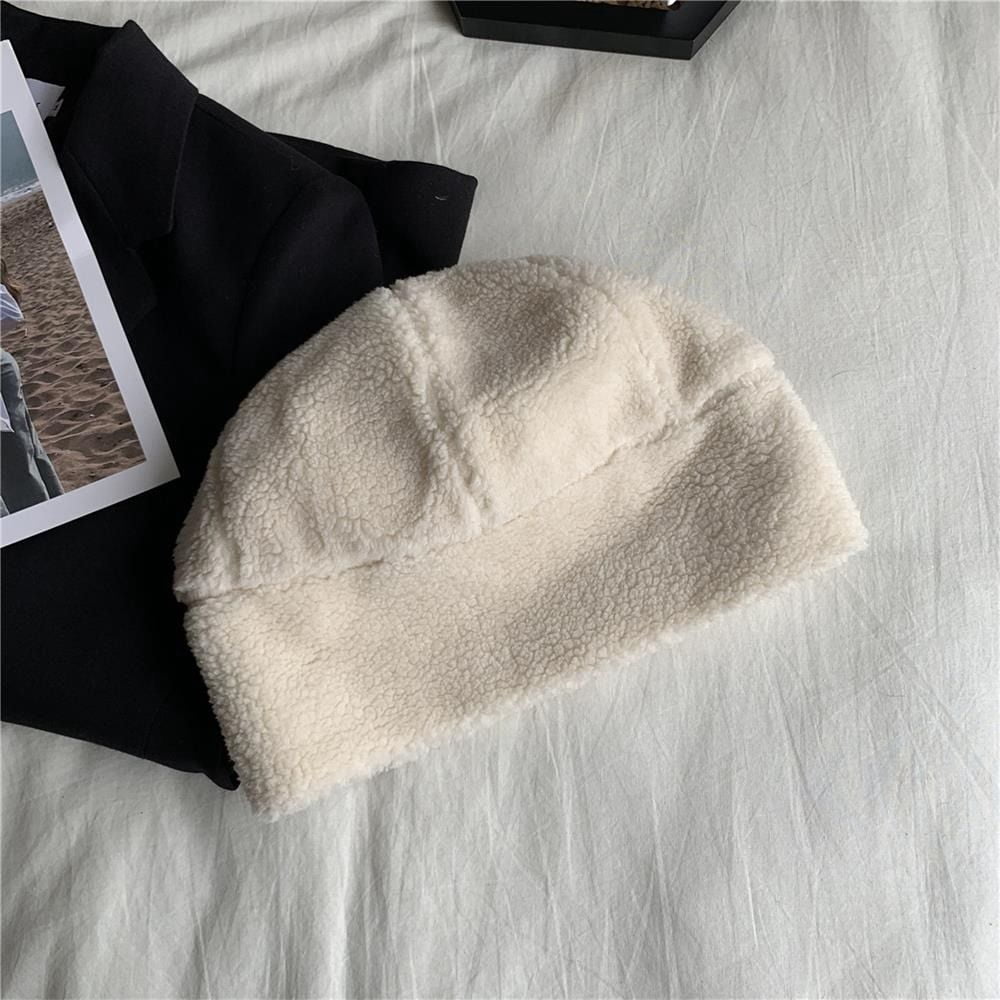 Casual Velvet Windproof Outdoor Brimless Melon Cap Fisherman Hats ...