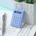 XYRSRUW Mini Portable Calculator, Small Keychain Calculator with 8-Bit ...