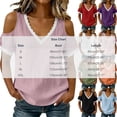 Blouse Tops for Women Ndbuld Women's Summer Solid Color V-neck Short ...