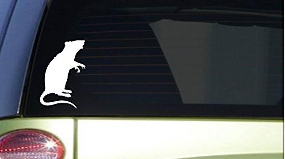 Rat 8 inch tall Sticker *I269* coonhunting decal mouse turtle ninja ...