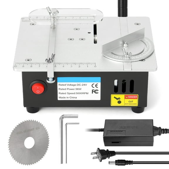 Wuzstar Mini Precision Table Saw Multi-Function Electric Curve Table ...