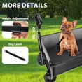 5×2 Inch Wide Wheels Folding Wagon, All-in-One Convertible Trolley with ...