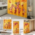 Bathroom Shower Curtain Spring Festival Dance Dragons Waterproof Shower ...