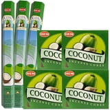 Coconut Incense sticks and cone incense holder variety pack bundle ...