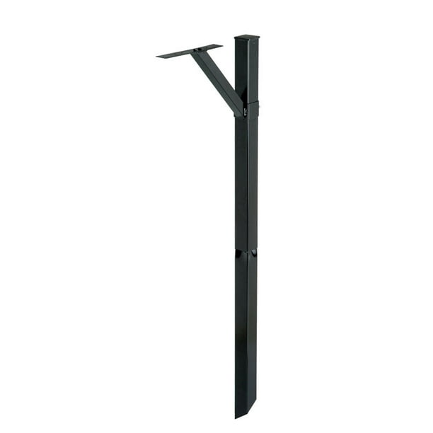 Gibraltar 34 in. H x 20-9/32 in. D x 5-1/2 in. W Powder Coated Black ...