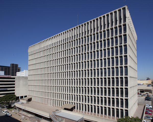 Print: Exterior View, J.J. Pickle Federal Building Located In Downtown ...
