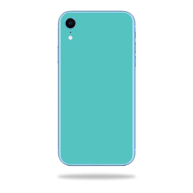 MightySkins APIPHXR-Solid Turquoise Skin Decal Wrap for Apple iPhone XR ...