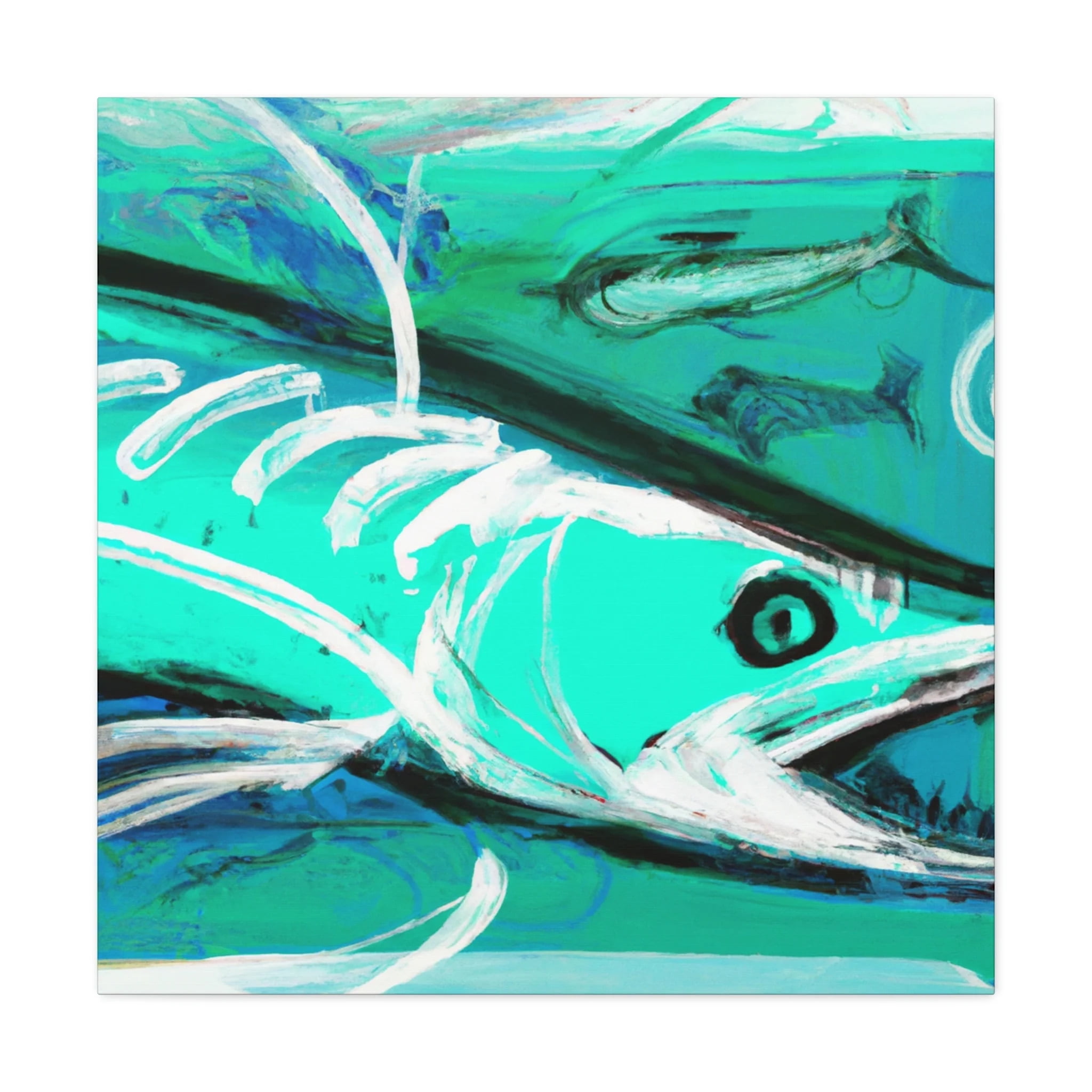 Barracuda's Abstract Absurdity - Canvas - Walmart.com