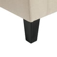 Homcom Linen Storage Ottoman Bench Storage Chest Tufted Ottoman Cube