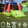 Sportspower My 1st Inflatable Bounce House with Slide & Climbing Wall ...