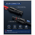 4-In-1 Solar Panel Connector Extension Cable Splitter for Anderson DC ...
