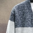 Juebong Christmas Deals 2022 Mens Zip Up Knitted Cardigan Thick Sweater