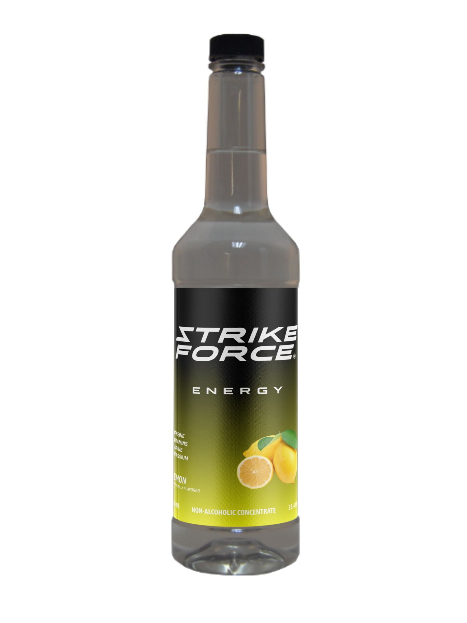 Strike Force Energy Drink Mix - Lemon Flavor - 750ml Bulk Pump Bottle ...