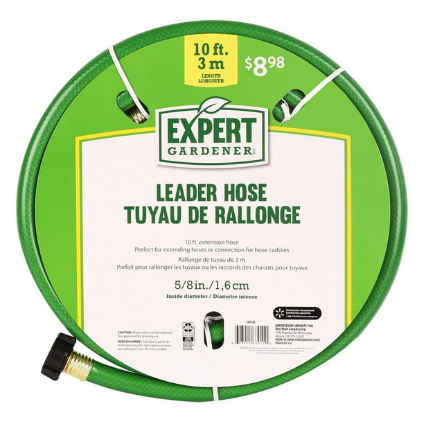 Expert Gardener 5/8" x 10' Leader Hose, 10' LEADER HOSE - Walmart.ca