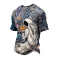BRANROY Mens Ghost Pumpkin Halloween Crewneck T-Shirt - Breathable ...