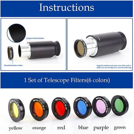 1.25%EF%BC%82/31.7MM Astronomical Telescope Filter Lens 6 Colors ...