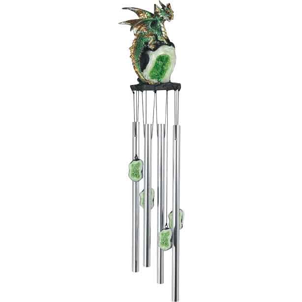 Green Dragon Crystal Wind Chime by Medieval Collectibles - Walmart.com