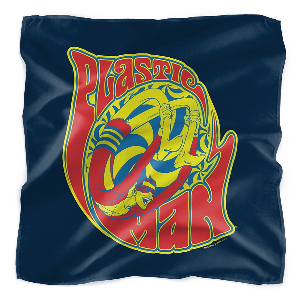 Justice League Plastic Man How I Roll Bandana (21 in x 21 in) - Walmart.com