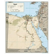 Iconic Arts Laminated 26x24 Poster: Resource Map - The Geography of The ...