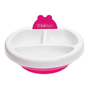 Disney Minnie Mouse 2-Sided Plate - Dishwasher Safe Toddler Plate ...