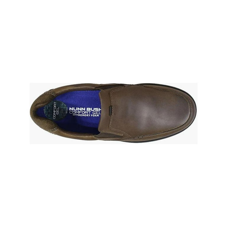 Nunn Bush Men's Cam Moc Toe Slip On Casual Lightweight Comfortable