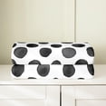Black and White Polka Dot Flannel Blanket Twin 60x80 Chic Modern ...