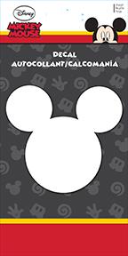 Mickey Mouse - Ears One Color Decal - Walmart.com