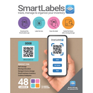 Universal Self-Adhesive Removable Color-Coding Labels, 3/4" dia, Red ...