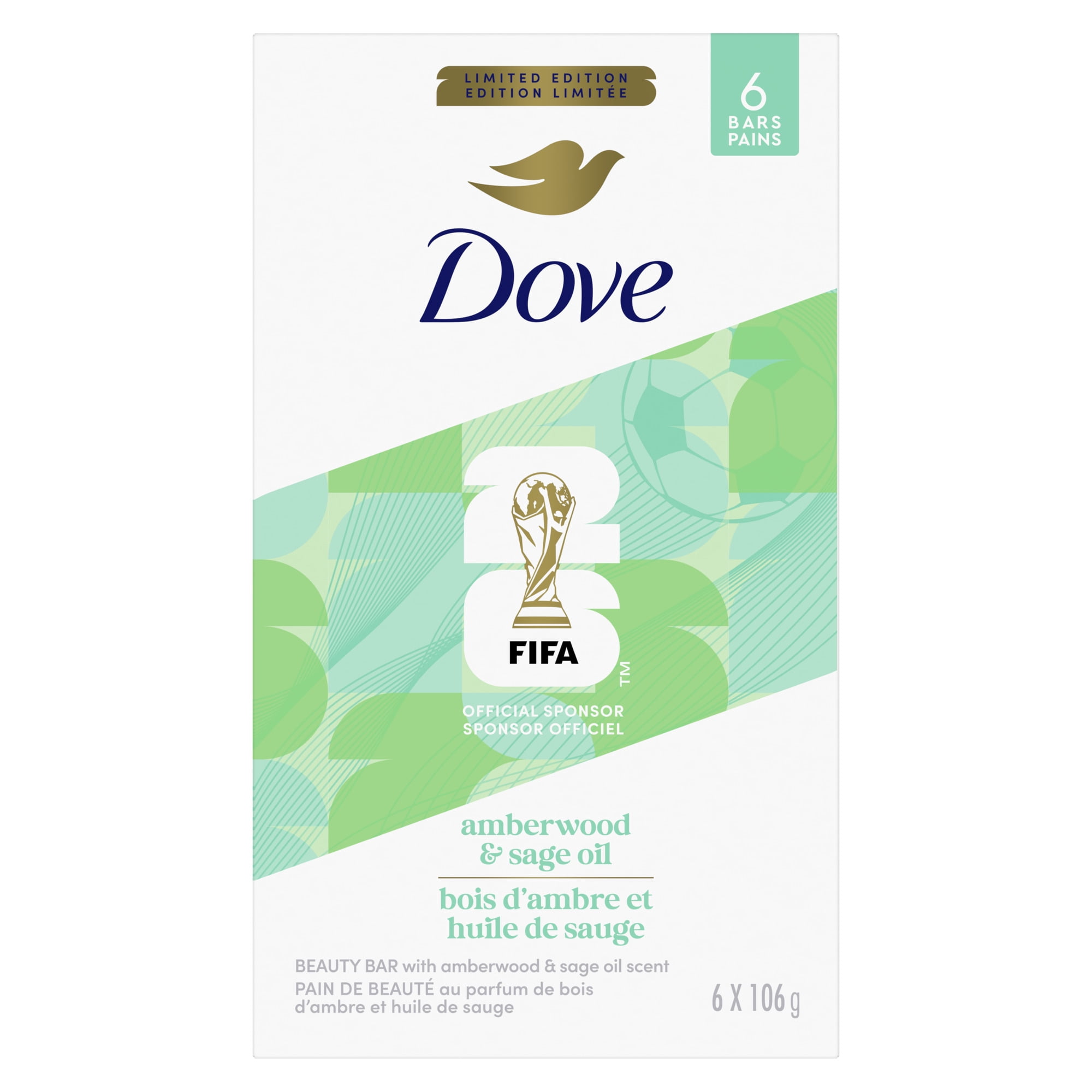 Click here for Dove Limited Edition Fifa Beauty Bar Soap Amberwoo... prices