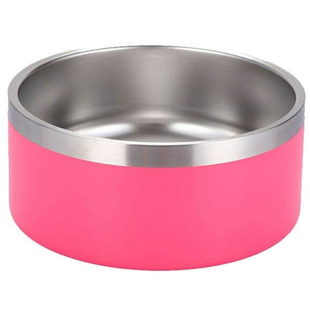 100 oz Extra Large Insulated Dog Water Bowl | Stainless Steel Pet Bowl ...