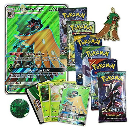 Pokemon TCG: Sun & Moon Guardians Rising Decidueye-GX Premium ...