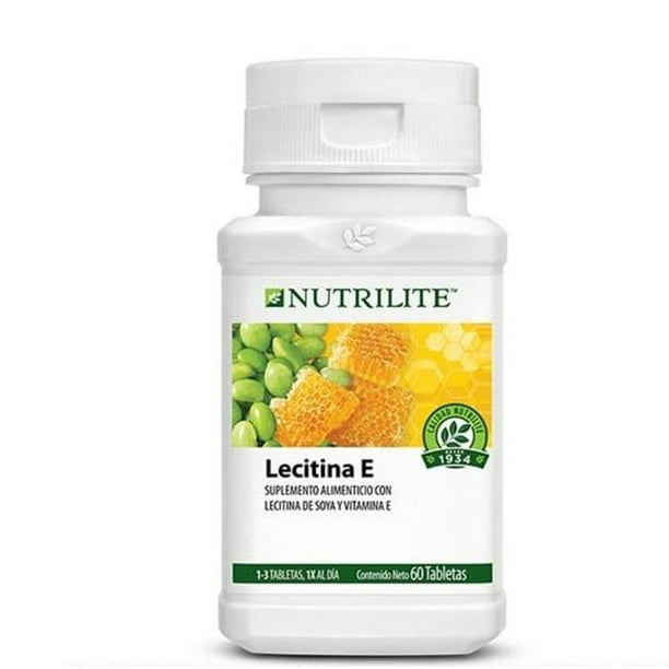 Suplemento Lecitina E 60 Tabletas Colesterol Triglicéridos Amway ...