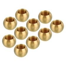 Uxcell M10 Thread Lamp Finial Cap Knob Brass Lamp Shade Harp Top Screw ...