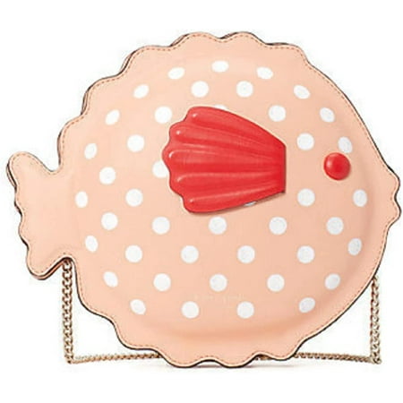 Kate Spade New York Puffy Puffer Fish Crossbody One Size Guava Juice ...